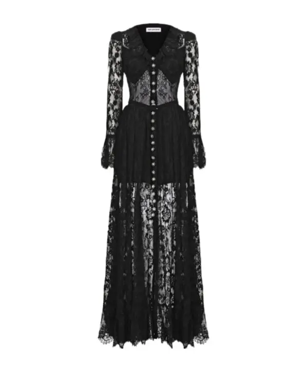 SELF-PORTRAIT Lace Maxi Dress