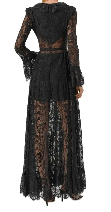 SELF-PORTRAIT Lace Maxi Dress