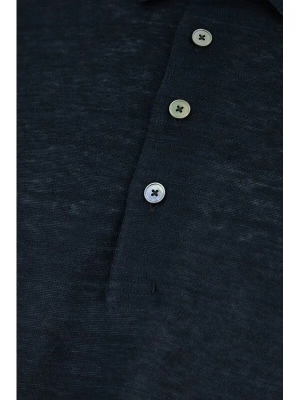 Zegna Short-sleeved Buttoned Polo Shirt