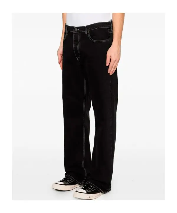 Off-White Half Arrow Slim Relax Jeans - Black
