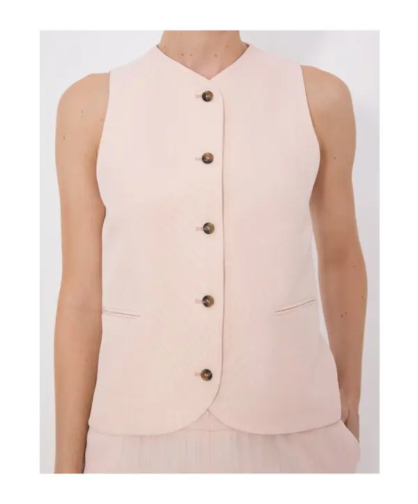 Loulou De Saison Button Welt Pocket Waistcoat