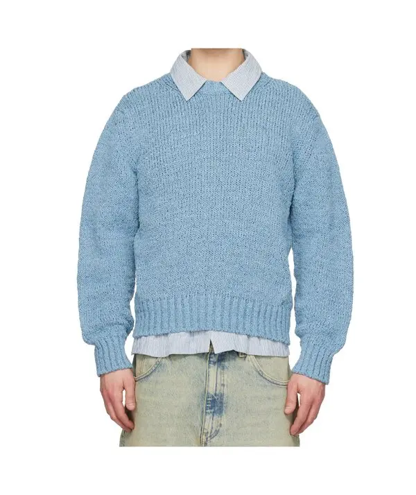 SUNFLOWER Frederik Knitwear Sweater - Blue