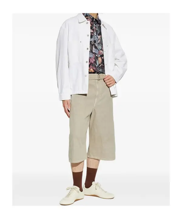 LEMAIRE Patch-pocket Denim Jacket - White
