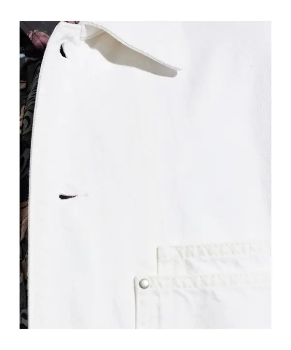 LEMAIRE Patch-pocket Denim Jacket - White