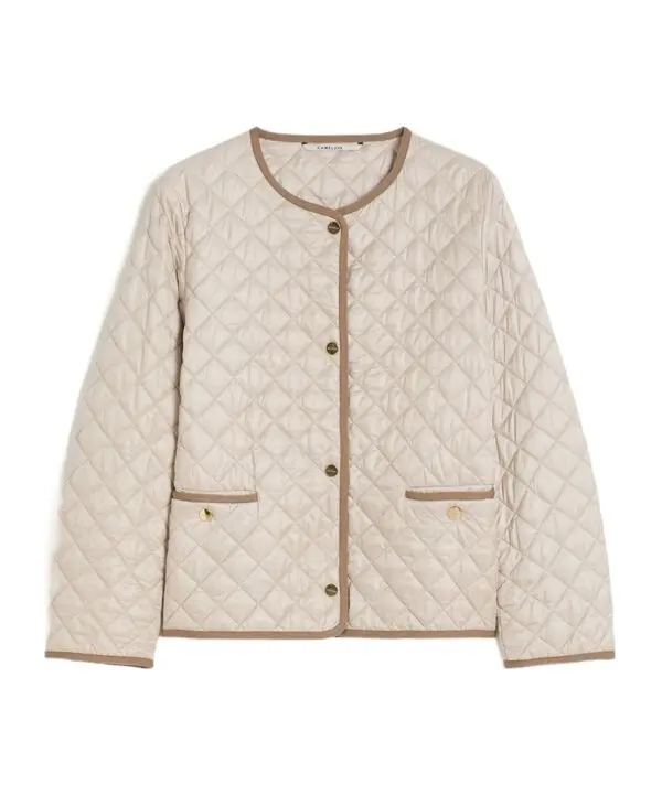 Max Mara Quilted Long-sleeve Jacket With Snap Buttons - No