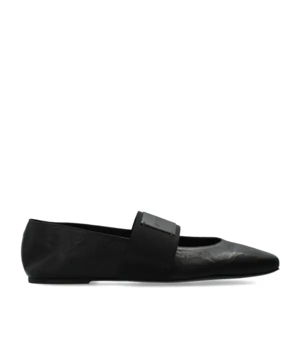 Givenchy Elastic Strap Ballet Flats - Black