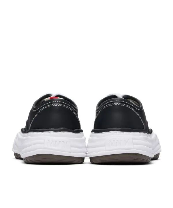 Mihara Yasuhiro Baker 26 Og Leather Low-top Sneakers - Black