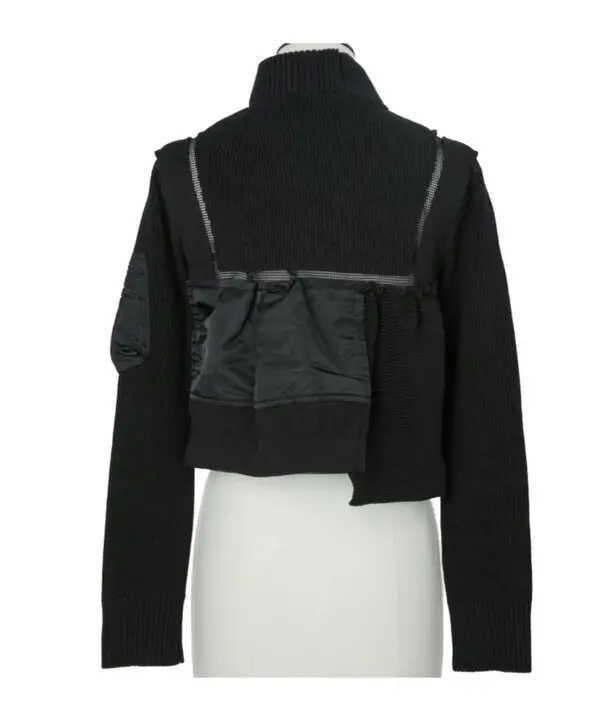 Sacai Twill X Knit Blouson