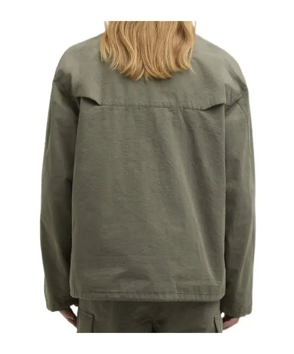 Barbour Long-sleeved Casual Jacket With Embroidered Logo