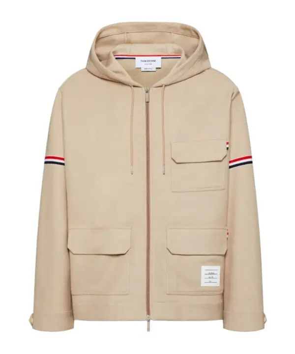 Thom Browne Oversized Parka - Beige