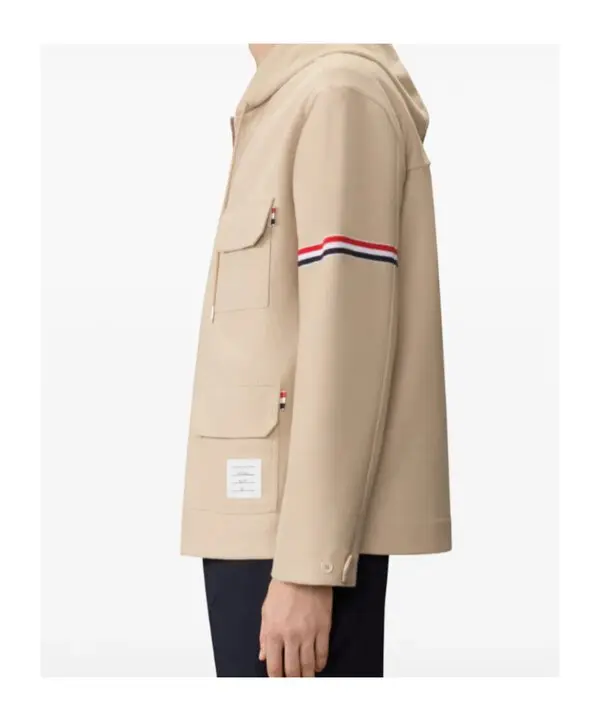 Thom Browne Oversized Parka - Beige