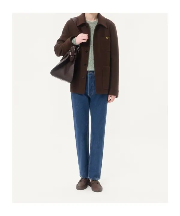 Valentino Garavani Cable-knit Wool Vlogo Sweater