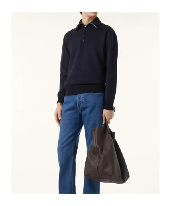 Loro Piana Whitney Half-zip Sweater - Navy Blue