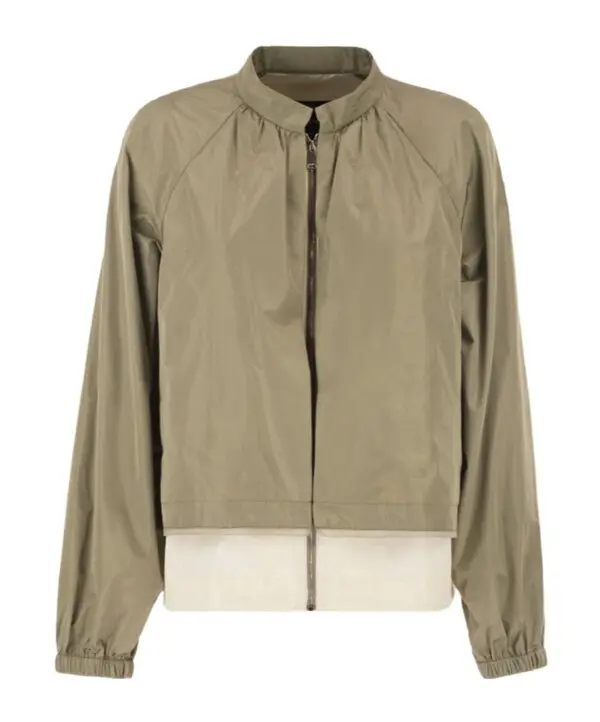 Fabiana Filippi Layered Zip-up Jacket