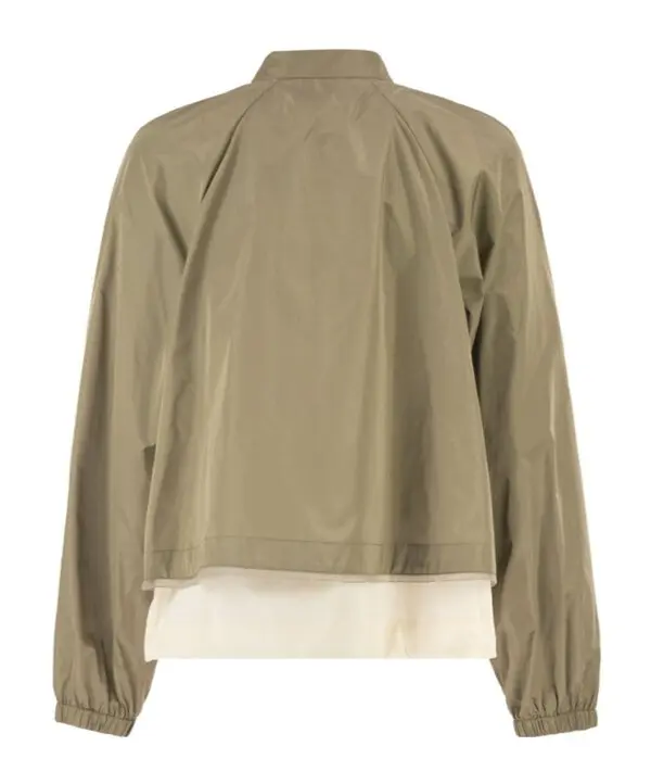 Fabiana Filippi Layered Zip-up Jacket