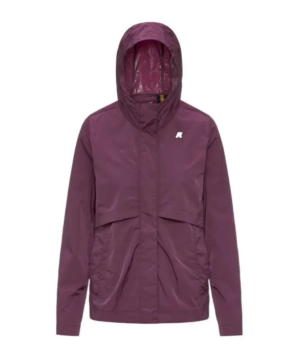 K-WAY Hooded Jacket With Water-repellent Finish