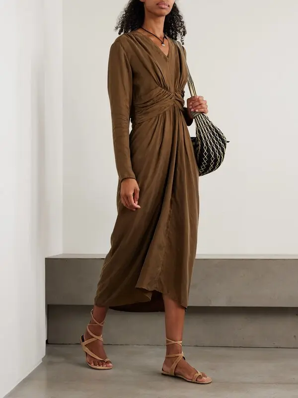 Isabel Marant Étoile Zamiya Draped Midi Dress