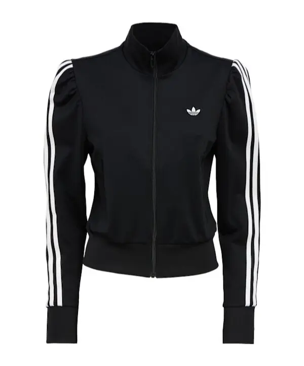 ADIDAS ORIGINALS Firebird Track Top With Puff Sleeves - Black