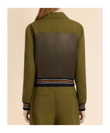 Marni Logo Patch Zipped Bomber Jacket