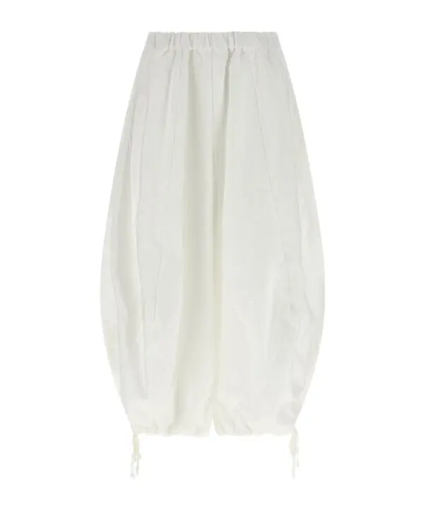 Comme Des Garçons Pleated Drawstring Casual Pants - No