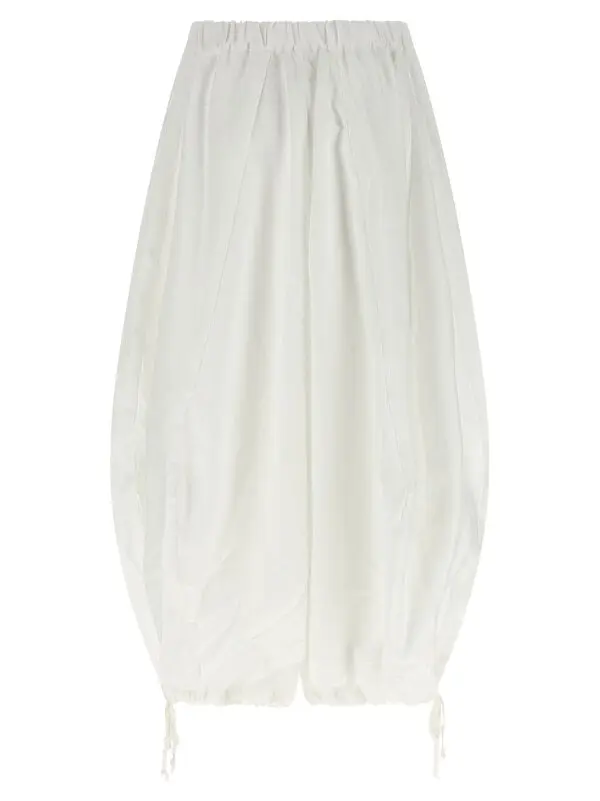 Comme Des Garçons Pleated Drawstring Casual Pants - No