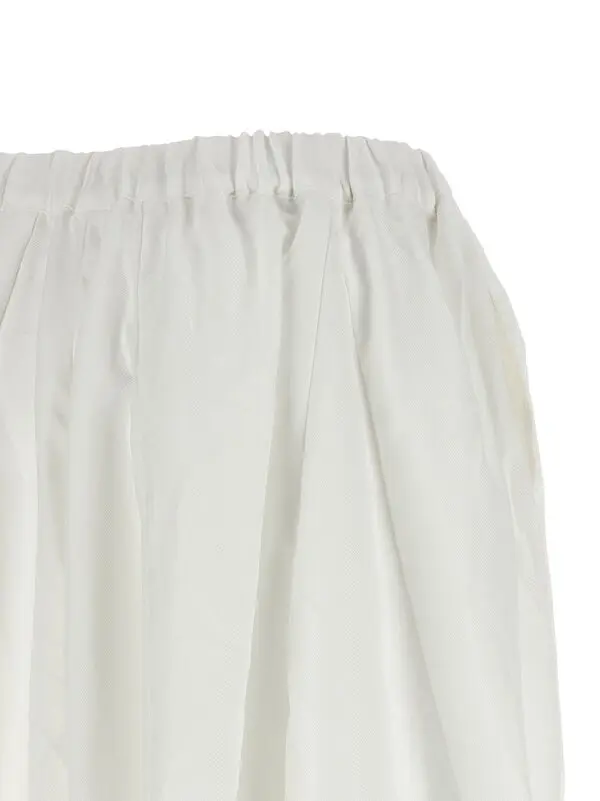 Comme Des Garçons Pleated Drawstring Casual Pants - No