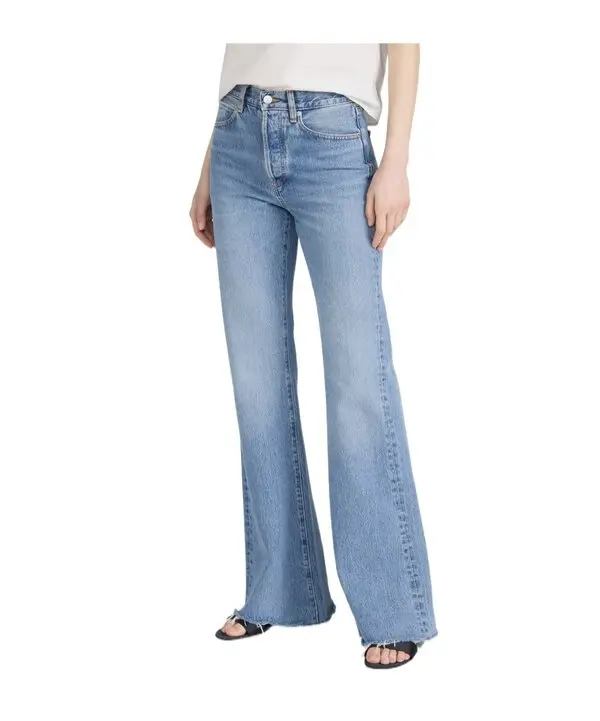 FRAME The Lax Flared Jeans - Blue