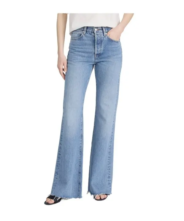 FRAME The Lax Flared Jeans - Blue