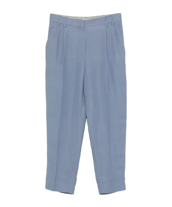 Brunello Cucinelli Tailored Straight-leg Pants - Blue