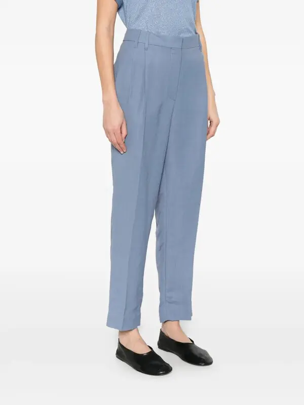 Brunello Cucinelli Tailored Straight-leg Pants - Blue