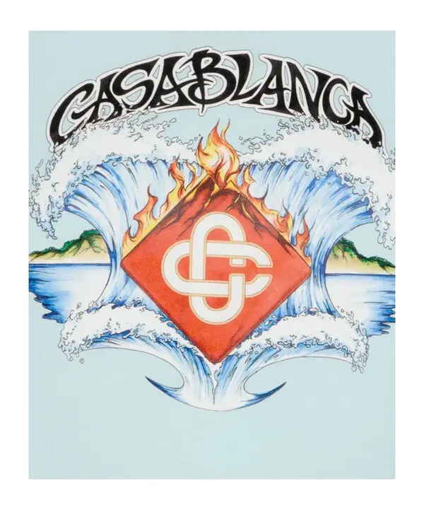 Casablanca Waves Graphic T-shirt