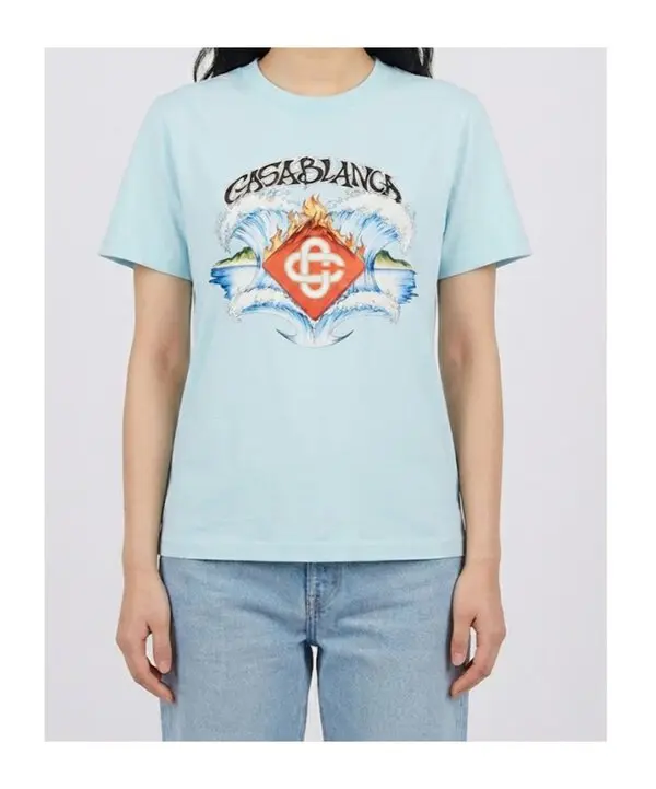 Casablanca Waves Graphic T-shirt