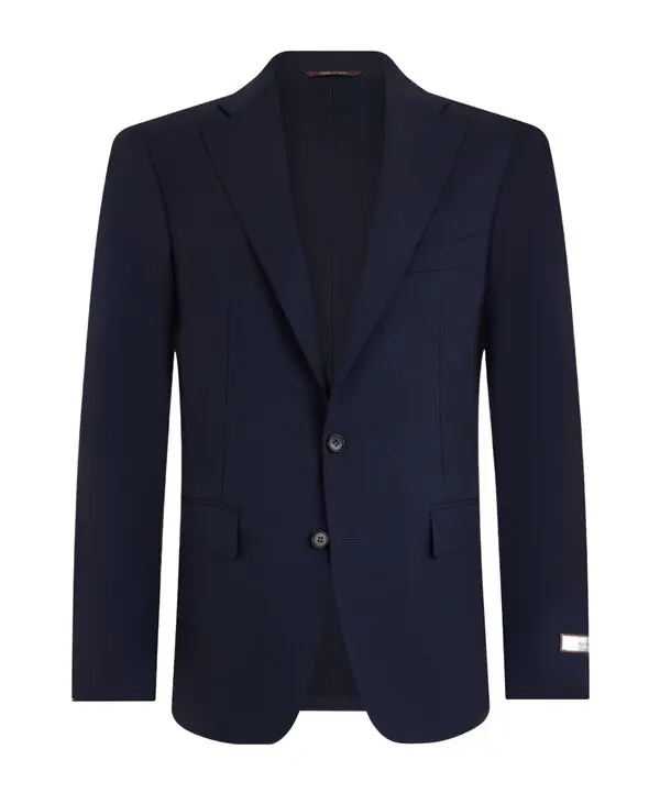 Canali Single-breasted Wool Suit - Black