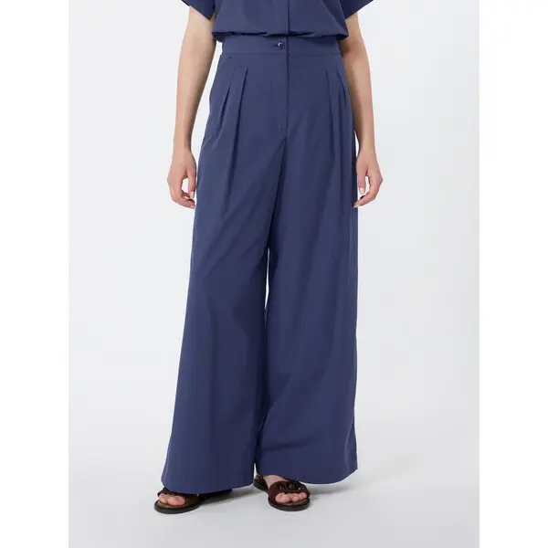 Max Mara Pleated Wide-leg Trousers
