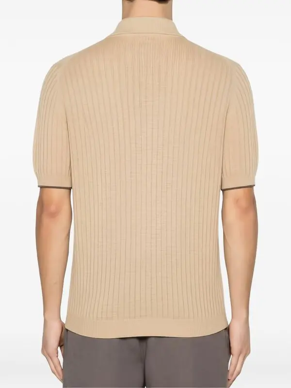 Brunello Cucinelli Ribbed Shirt - Nude