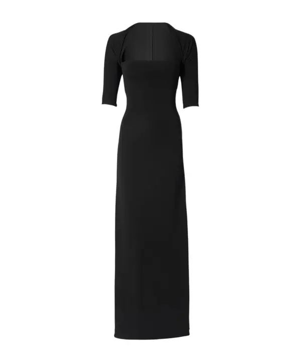 Jacquemus Square Neck Maxi Dress