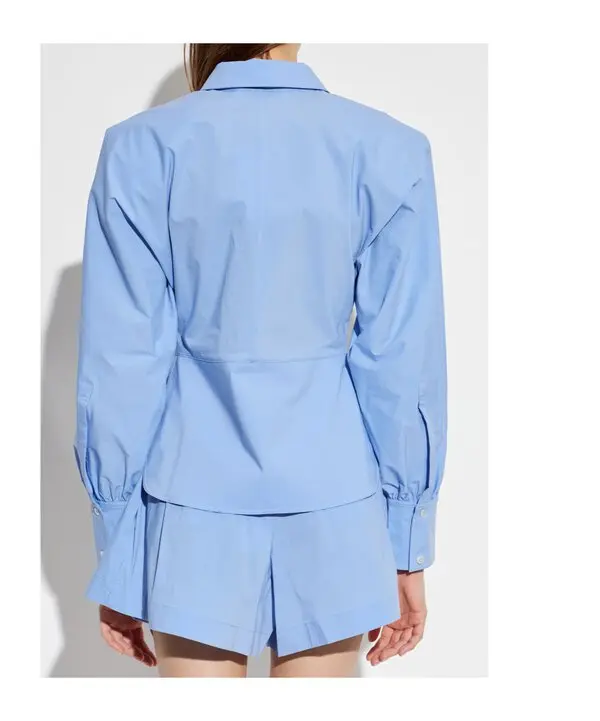 IRO PARIS Puff Sleeve Button-down Shirt
