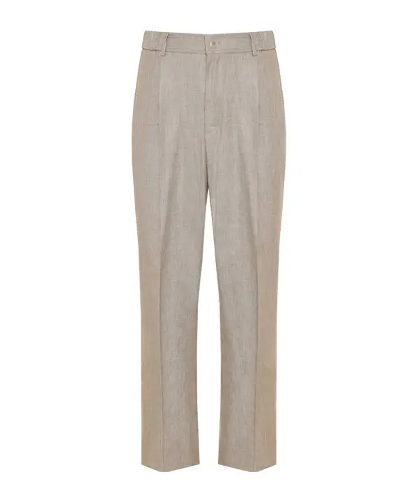 Brioni Pleated Trousers - Nude