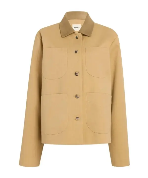 Khaite Pockets Front Jacket - Wheat