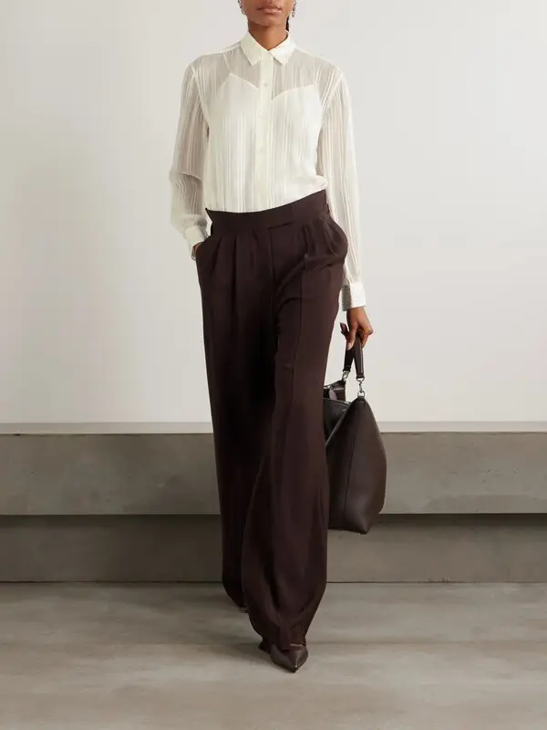 Theory Striped Jacquard Shirt - Ivory