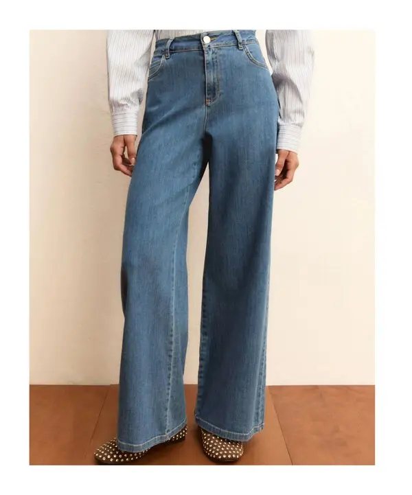 Marella Belt Loop Jeans - Blue