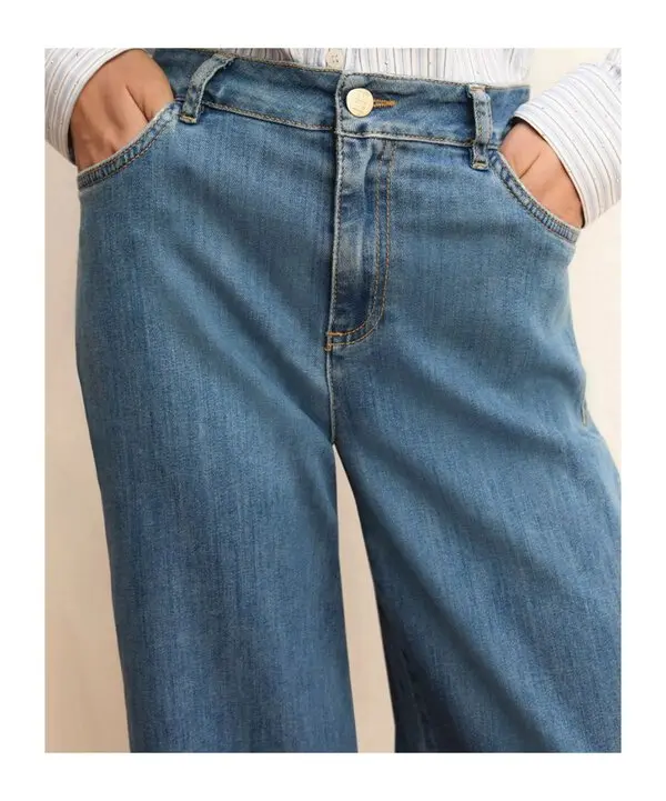Marella Belt Loop Jeans - Blue