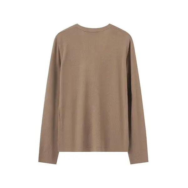 Max Mara V-neck Long-sleeved Sweater - Camel