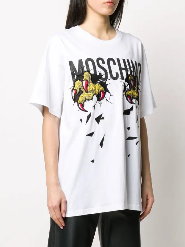 Moschino Monster Claw Print T-shirt