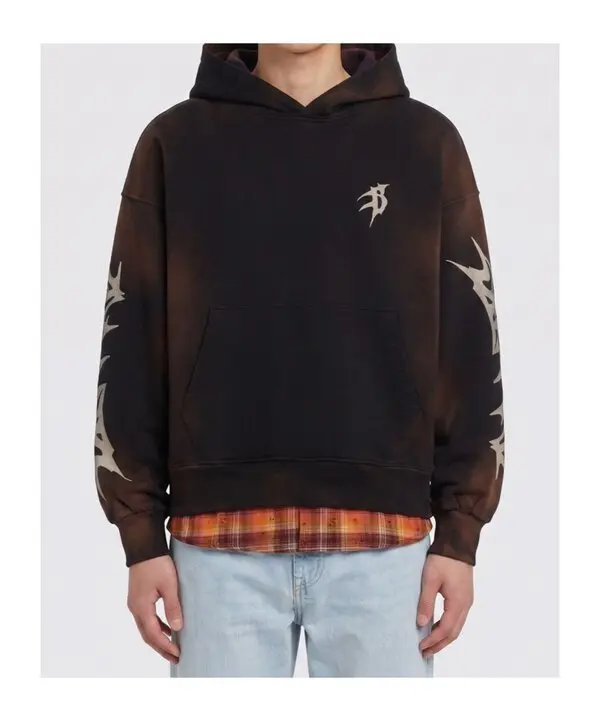 BARROW Graphic Patch Hoodie - Black