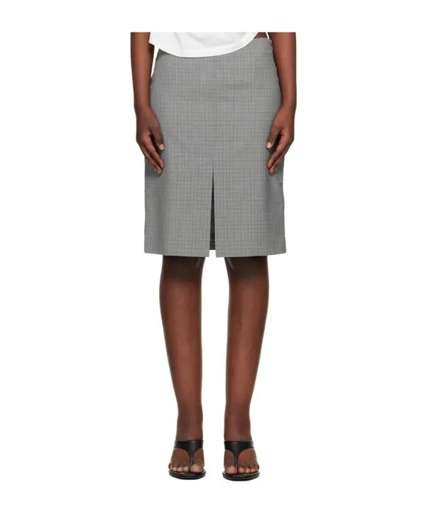 Our Legacy Siren Plaid Midi Skirt