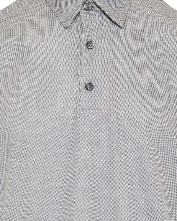 Brioni Buttoned Polo Shirt - Perwinkle/pearl