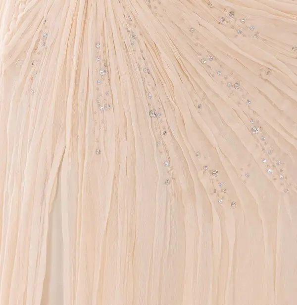 Elisabetta Franchi One-shoulder Draped Dress With Pleated Design