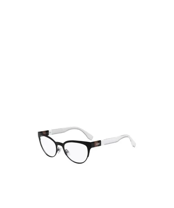 Fendi Logo Detail Eyeglasses - White