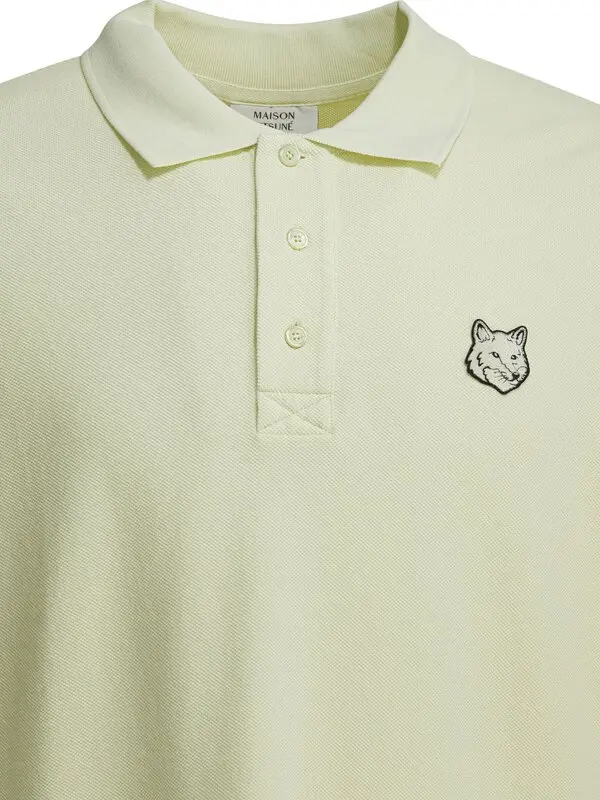 Maison Kitsuné Fox Head Oversized Polo Shirt